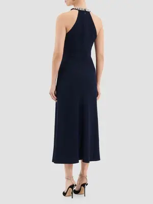Rebecca Vallance Gimlet Halterneck Midi Dress
