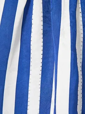 Camilla Striped Off-the-shoulder Top