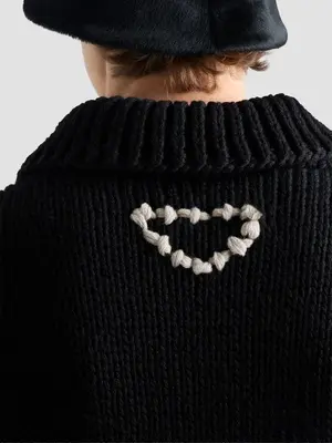 Prada Wool And Cashmere Zipper Cardigan