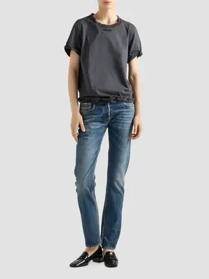 Prada Shapeable Gart-dyed Jersey T-shirt
