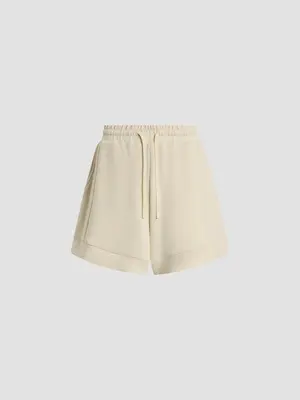 Varley Atrium Jersey Drawstring Shorts - Pristine