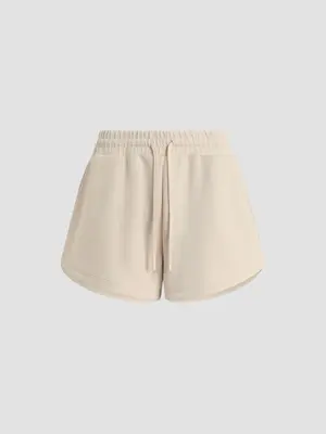 Varley Coulter High-rise Drawstring Shorts - Pristine