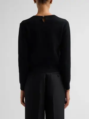 Generation Love Yulia Embellished Bow Crewneck Sweater