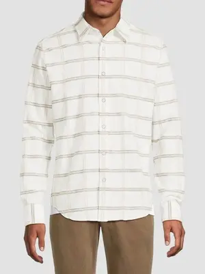 Rag & Bone Tomlin Plaid Oxford Cotton Button-front Shirt