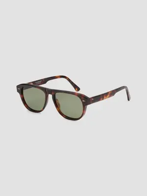AHLEM Carpentier 56mm Aviator Sunglasses - Brown