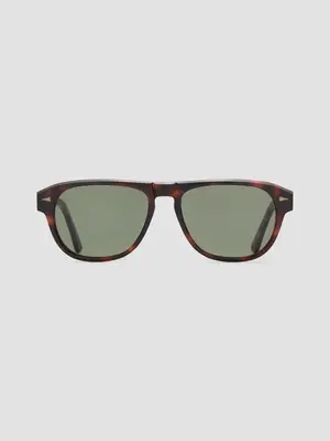 AHLEM Carpentier 56mm Aviator Sunglasses - Brown