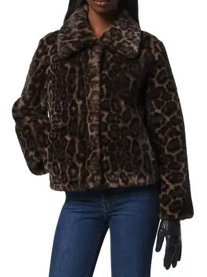 Apparis Elis Leopard Coat
