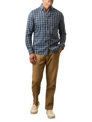 Faherty Brand Movet Monterrey Shirt - Midnight Cloud Plaid