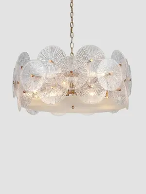 DALE TIFFANY Charingdale Glass & Metal Chandelier
