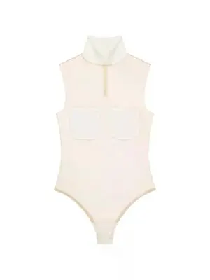 COURREGES Two-pocket Illusion Bodysuit