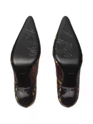 Burberry Check-pattern Pumps