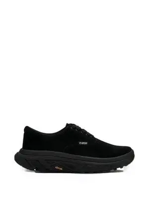 Comme Des Garçons Suede Vibram-sole Sneakers - Black