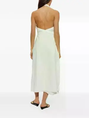 Posse Odette Embroidered-detail Midi Dress