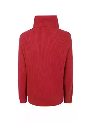 Ralph Lauren Ribbed-knit Roll-neck Sweater - Red