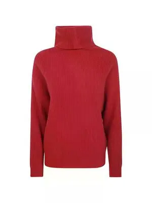 Ralph Lauren Ribbed-knit Roll-neck Sweater - Red