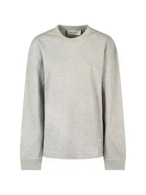 AMI Paris Logo-patch Sweater - Grey