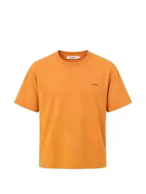 PANGAIA Logo-print Midweight T-shirt - Orange