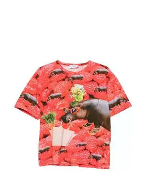 The Artistylist Graphic-print T-shirt - Red