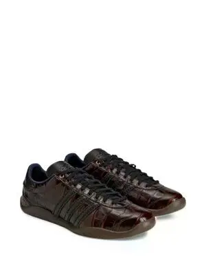 WALES BONNER Xadidas Originals Karintha Croc-embossed Leather Sneakers - Brown