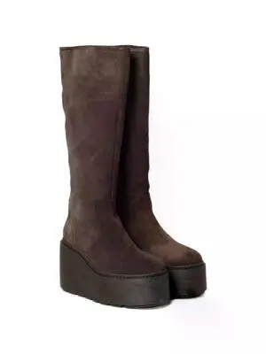 VIC MATIE Suede Platform Boots