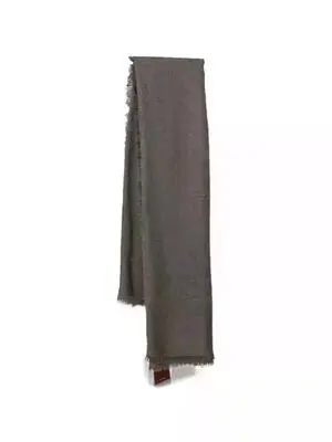 Gucci Jacquard Scarf - Grey