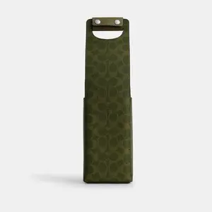 COACH OUTLET Wine Carrier In Signature Canvas - Silver/olive