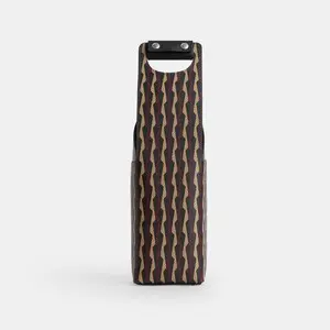 COACH OUTLET Wine Carrier With Geometric Print - Silver/tan Multi