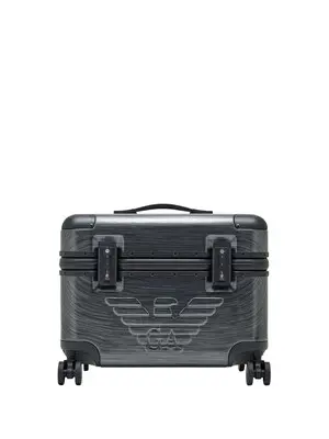Emporio Armani Travel Trolley Luggage "trolley Luggage - Gray