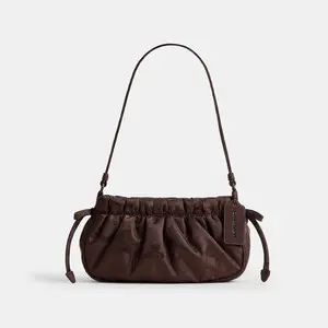 COACHTOPIA Topia Loop Ruched Small Shoulder Bag - Maple