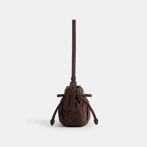 COACHTOPIA Topia Loop Ruched Small Shoulder Bag - Maple