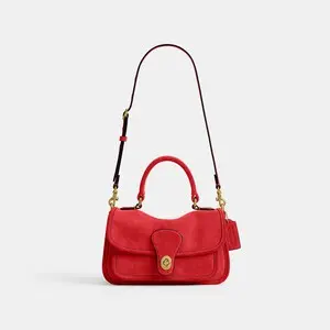 COACH Metropolitan Bag 24 - Brass/candy Apple