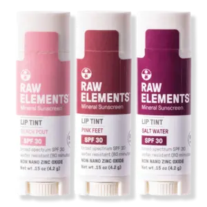 RAW ELEMENTS Tinted Lip Pack Spf 30 - Sunset
