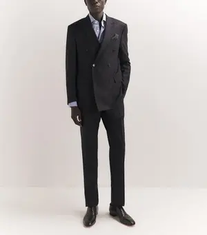 BARBA NAPOLI Cotton Stripe Slim Shirt