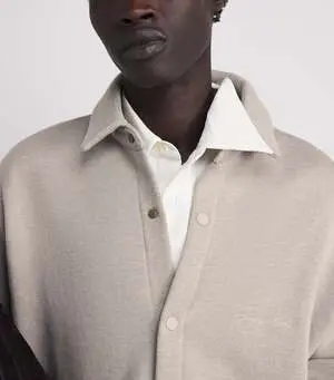Fear Of God Fleece Logo Overshirt