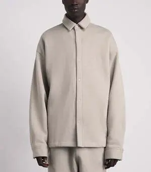 Fear Of God Fleece Logo Overshirt