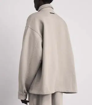Fear Of God Fleece Logo Overshirt
