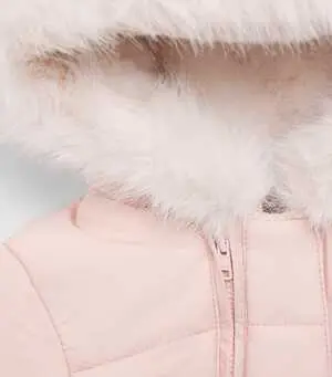 MORI Padded Faux-fur-trim Snowsuit