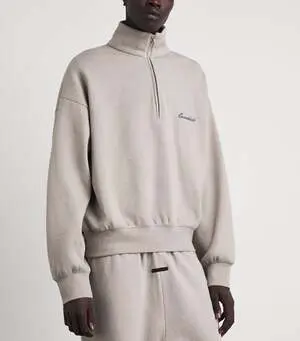 Fear Of God Signature Classic Half-zip Sweatshirt