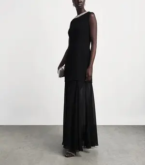 Veronica Beard Sleeveless Luminara Maxi Dress