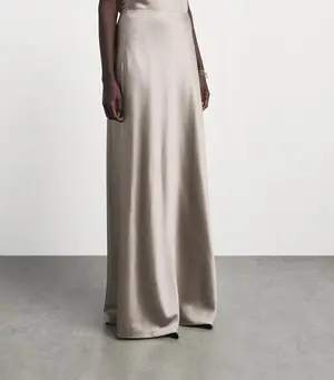 Veronica Beard Silk-blend Medina Maxi Skirt