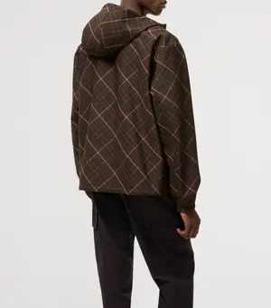 Burberry Reversible Check Hooded Jacket