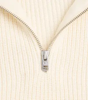 Fred Perry Wool-blend Quarter-zip Fisherman Sweater