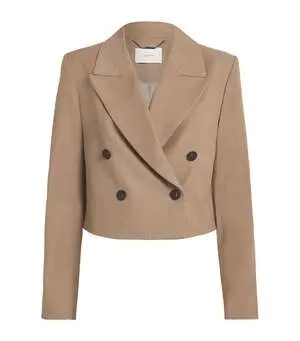 JOSEPH Virgin Wool Sami Jacket - Brown