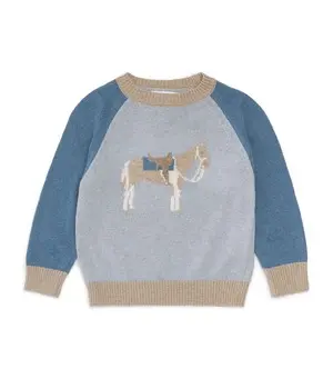 PATACHOU Intarsia Horse Sweater