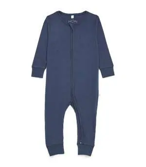 MORI Ribbed Clever Zip Playsuit
