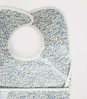 Bonpoint Coated Cotton Floral Print Bib
