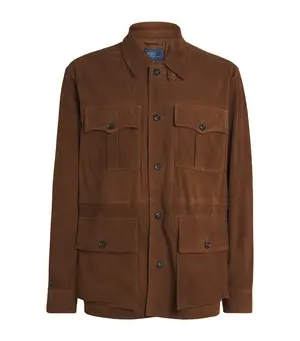 Polo Ralph Lauren Suede Jacket - Brown