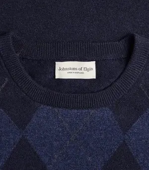 Johnstons Of Elgin Cashmere Argyll Sweater
