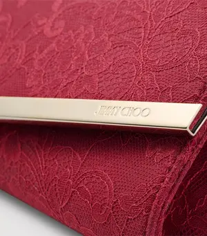 JIMMY CHOO Lace Emmie Clutch Bag