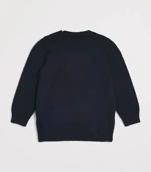 PER TE Wool-cashmere Snowman Sweater